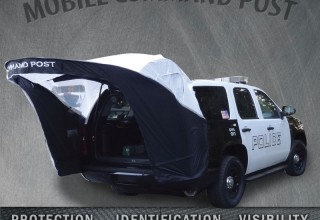 Bumperchute Police Vehicle Command Post New Black And White Design For ...