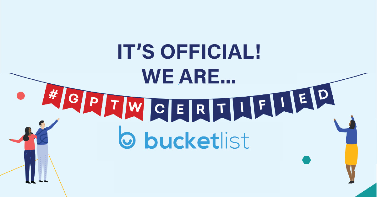 Bucketlist Rewards is Officially a Great Place to Work® | Newswire
