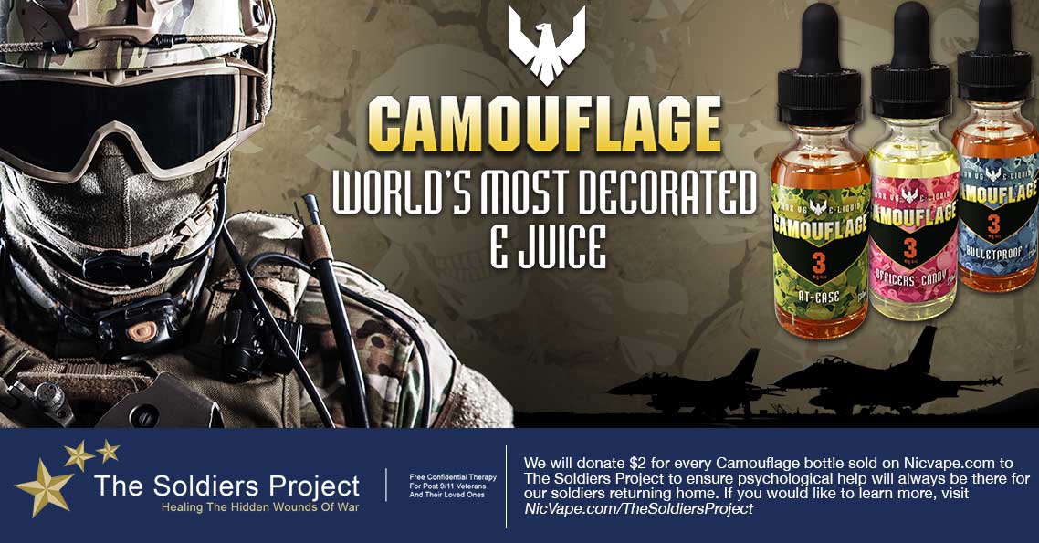 NicVape Launches New E-Liquid Brand in Support of the Soldiers Project ...